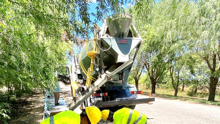Comenzó la construcción de dos senderos peatonales en Pueblo Nuevo y ...